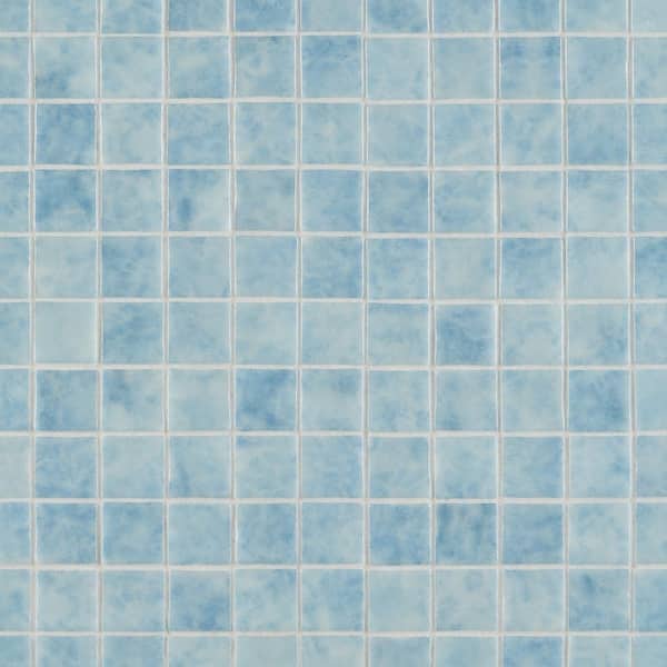 Ivy Hill Tile Rapids Fiji 4 in. x 0.21 in. Polished Glass Floor and ...