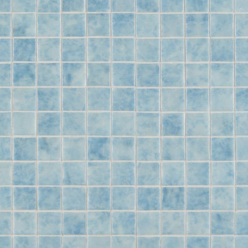 Ivy Hill Tile Rapids Fiji 12.24 in. x 12.24 in. Polished Glass Floor ...