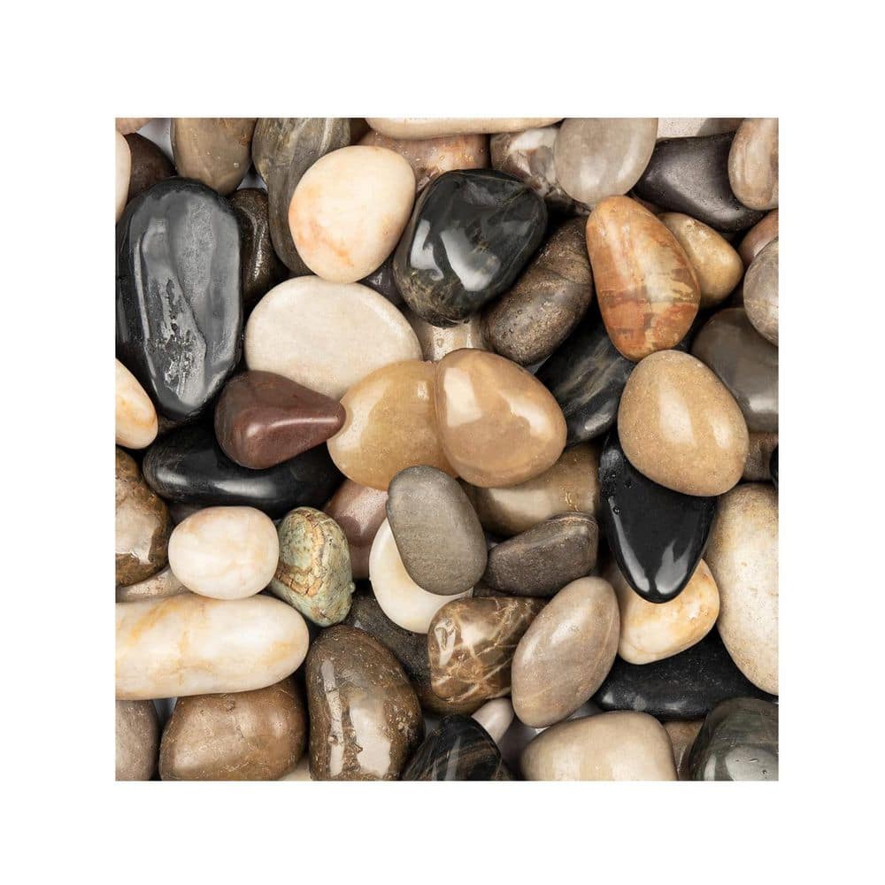 SenQWFa Mix Natural River Rocks, High-Polished Pebbles for Plants ...