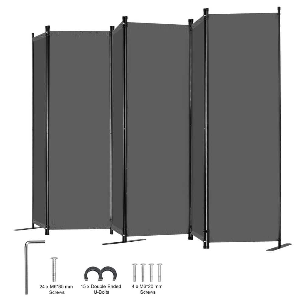 SVOPES 6 Panel Room Divider, Folding Privacy Screen, Freestanding ...