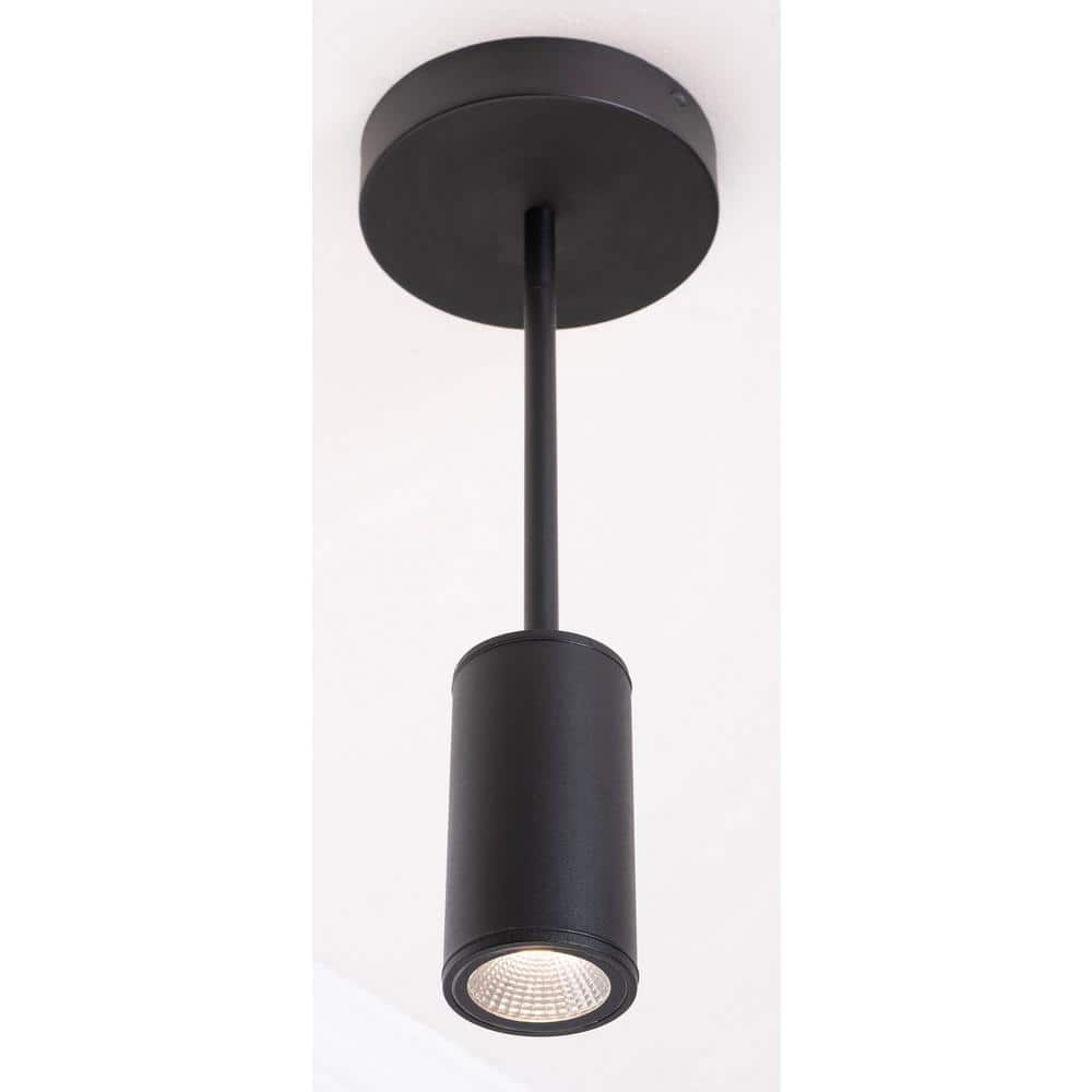 AFX Beverly 9-Watt 1-Light Black Integrated LED Pendant Light with ...