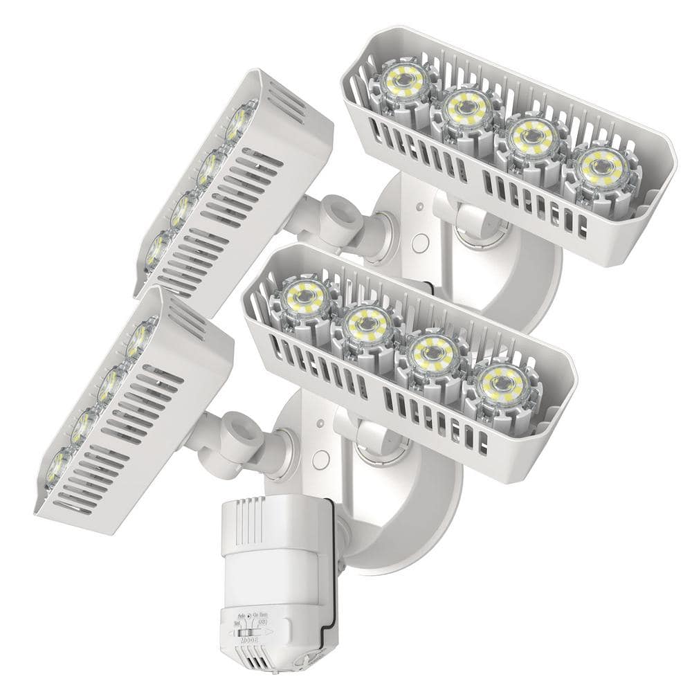 SANSI 36W 3600LM 350W Equiv White Motion Sensor Dusk to Dawn Integrated ...