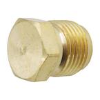 Everbilt 3/8 in. Flare Brass Plug Fitting 801469
