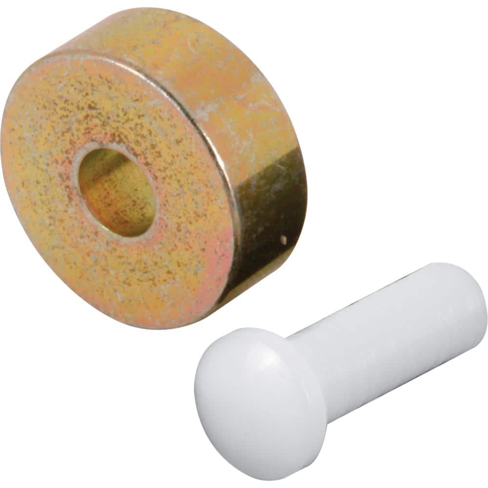 Prime-Line 1/2 in. Flat Steel Sliding Window Roller, with Axle Pins ...