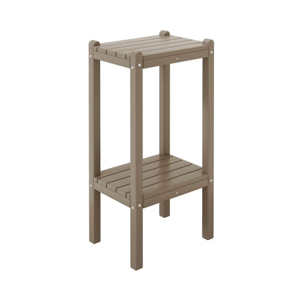 WESTIN OUTDOOR Laguna Plastic Indoor/Outdoor Patio Side Table with ...