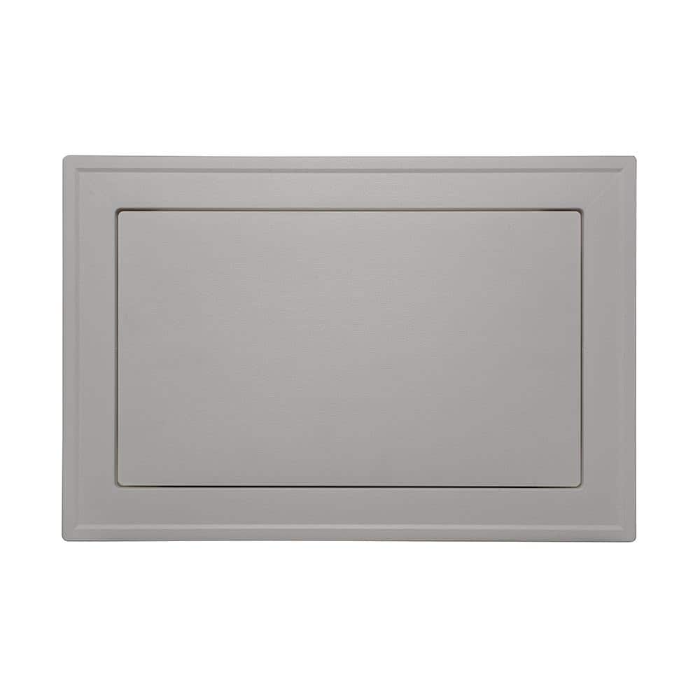 Ply Gem 8.18 in. x 7.18 in. Pewter Large J-Block Mounting Block H ...