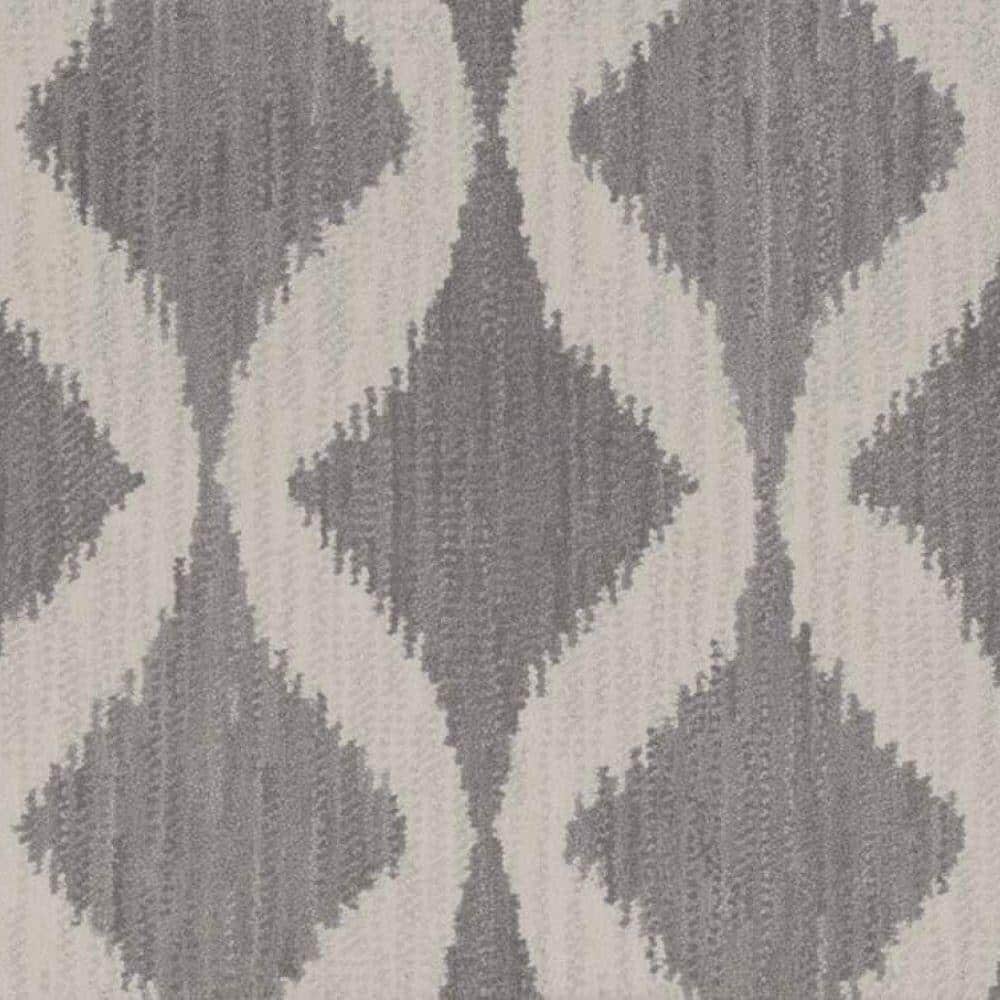 Natural Harmony Wandering Highway Stone Gray 13.2 ft. 48 oz. Wool ...