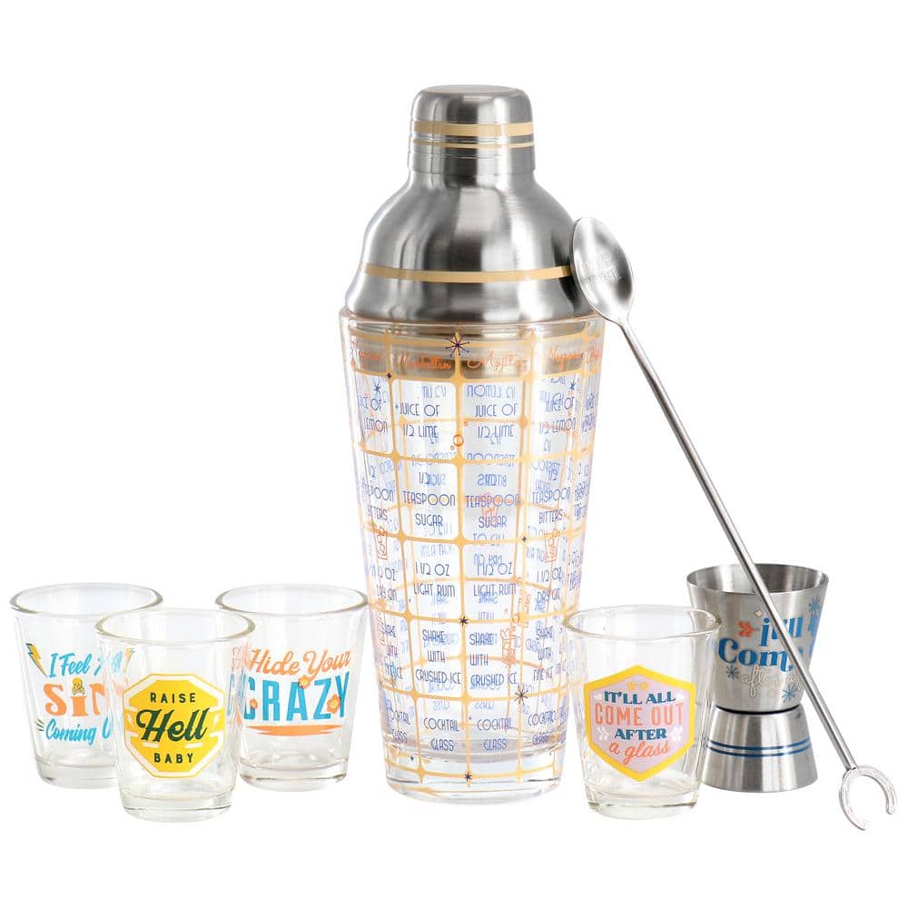 wanda june HOME by MIRANDA LAMBERT Bordertown Buzz 7-Piece 17 oz. Glass ...
