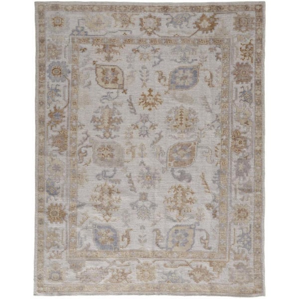 HomeRoots Ivory and Tan 2 ft. x 3 ft. Medallion Indoor / Outdoor Area ...
