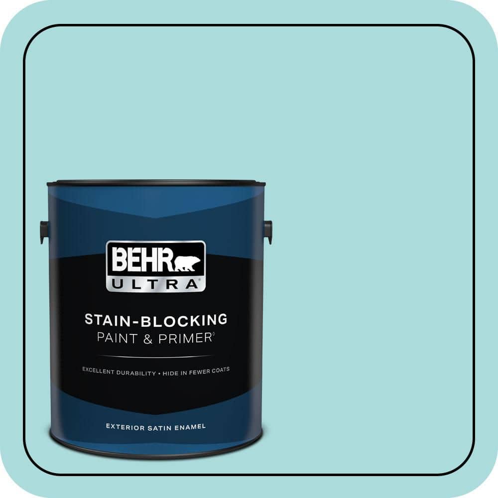 BEHR ULTRA 1 gal. #M460-2 Beachside Drive Satin Enamel Exterior Paint ...