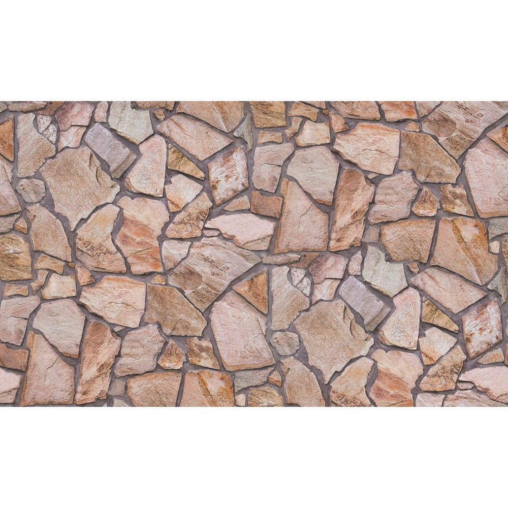 Bricks and More Collection Brown Claystone Brick Effect Matte Finish ...