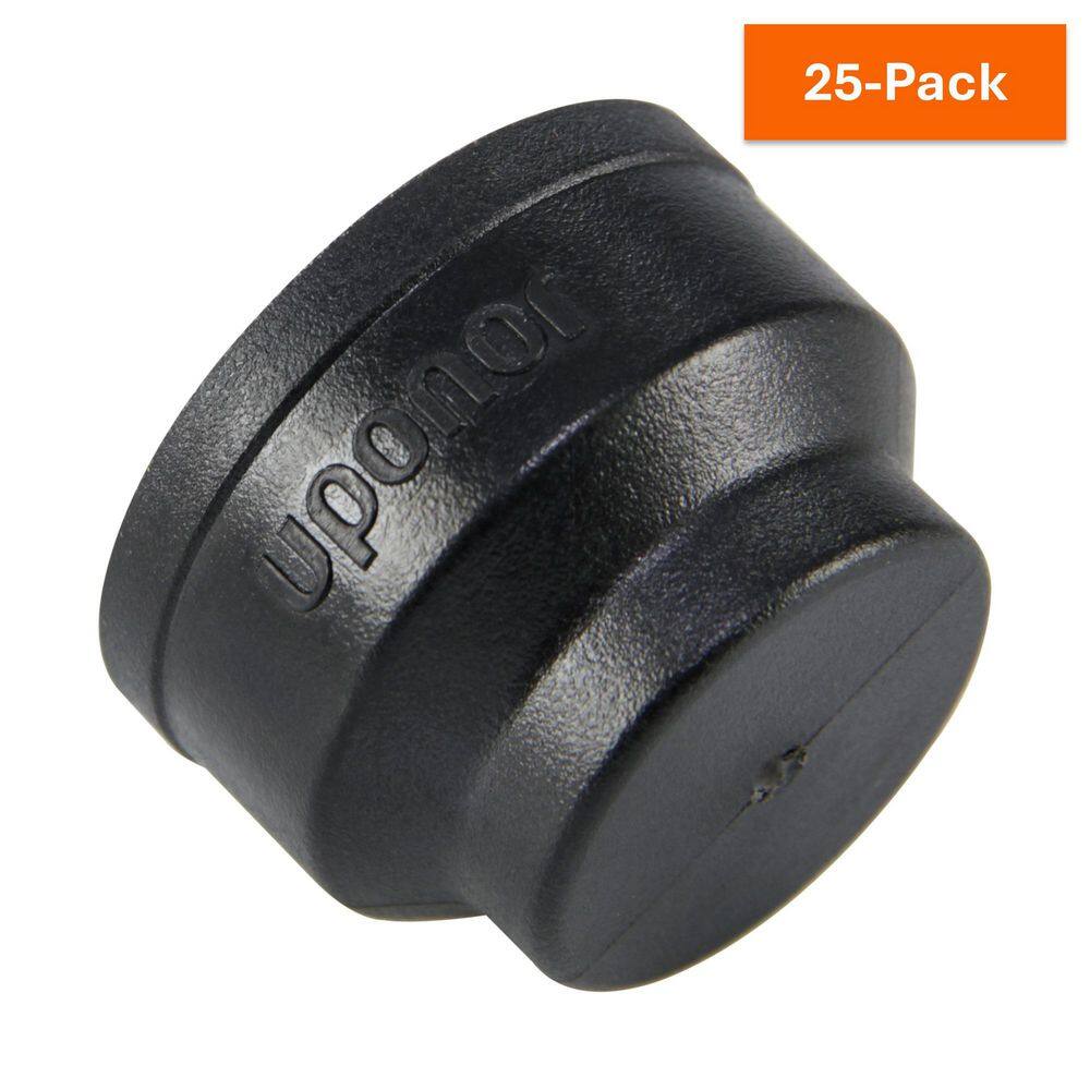 Uponor TotalFit 1 in. Push-to-Connect Engineered Polymer Plug (25-Pack ...