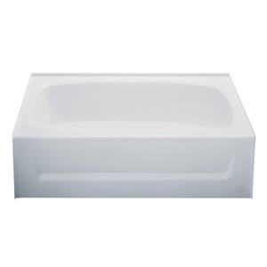 ABS Bath Tub with Apron - 27 in. x 54 in., Right Hand, White W2754A RH ...