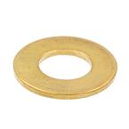 Prime-Line 3/8 in. x 13/16 in. O.D. SAE Solid Brass Flat Washers (25 ...