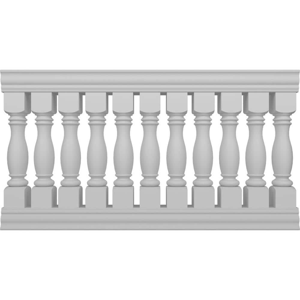Ekena Millwork Fiberthane Embassy Balustrade 72 in. L x 42 in. H ...
