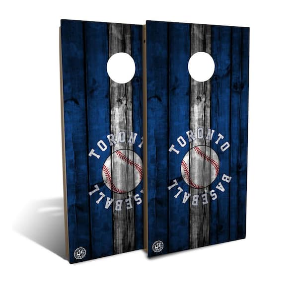 IPG Global Marketing Toronto Baseball Cornhole Board Set (Includes 8 ...