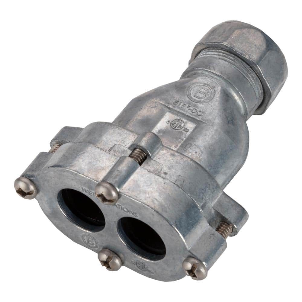 BRIDGEPORT 3/4 in. Mighty-Seal EMT to Duplex JMC/TECK Transition ...