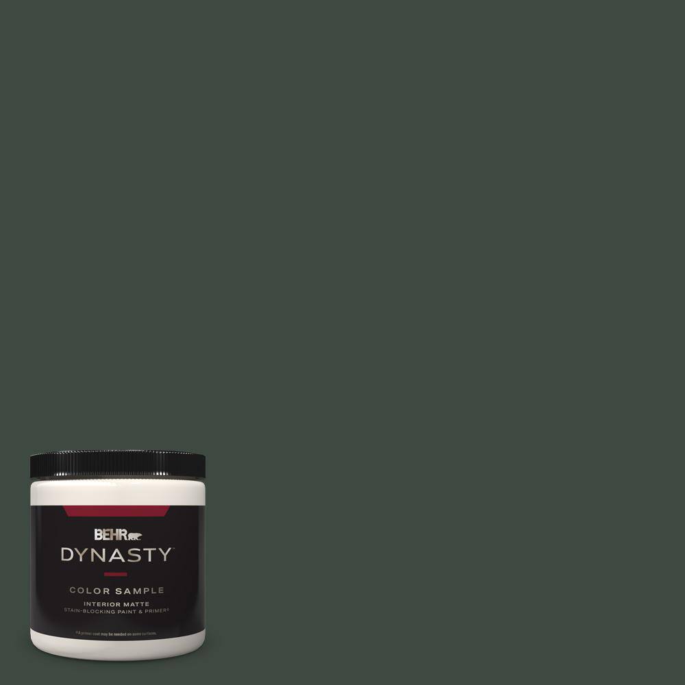 BEHR DYNASTY 8 oz. #PPF-54 Trellised Ivy Matte Stain-Blocking Interior ...
