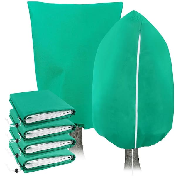 s White Plant Covers Freeze Protection, 2PCS 47" X 71" Tree Covers ...