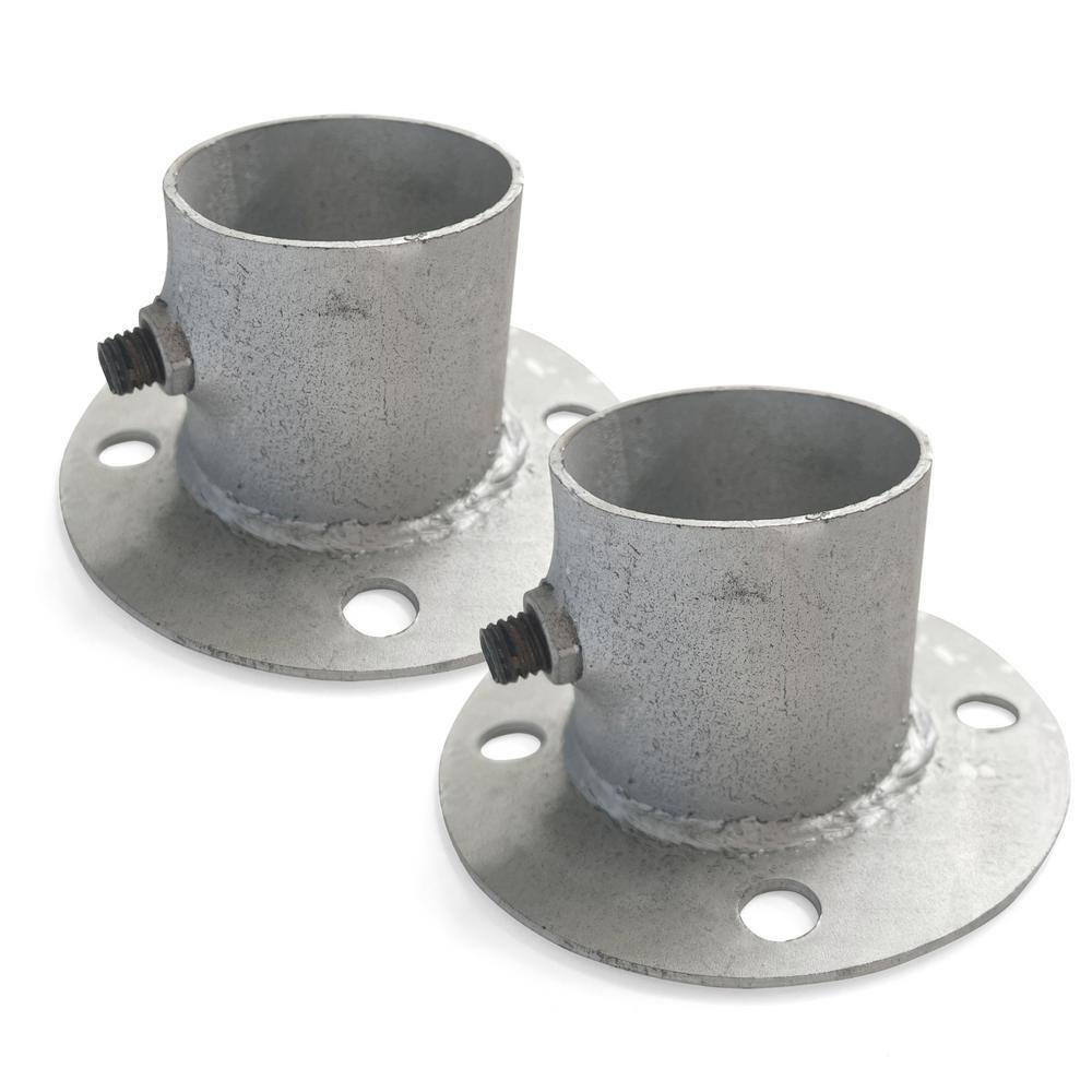 Wellco Iron Fence Post Base for 1.9 in. Round Post (4-Pack) RFPBD48P4 ...