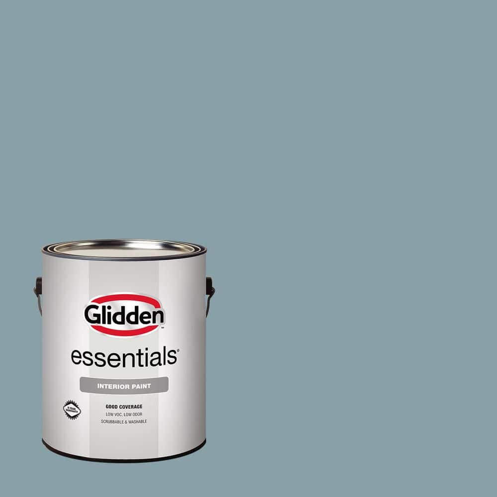 Glidden Essentials 1 gal. PPG1035-4 Symphony Of Blue Semi-Gloss ...