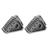 Extreme Max Heavy-Duty Solid Rubber Wheel Chock with Handle - Value 2 ...