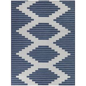 StyleWell Gray 5 ft. x 7 ft. Border Indoor/Outdoor Area Rug 3118583 ...