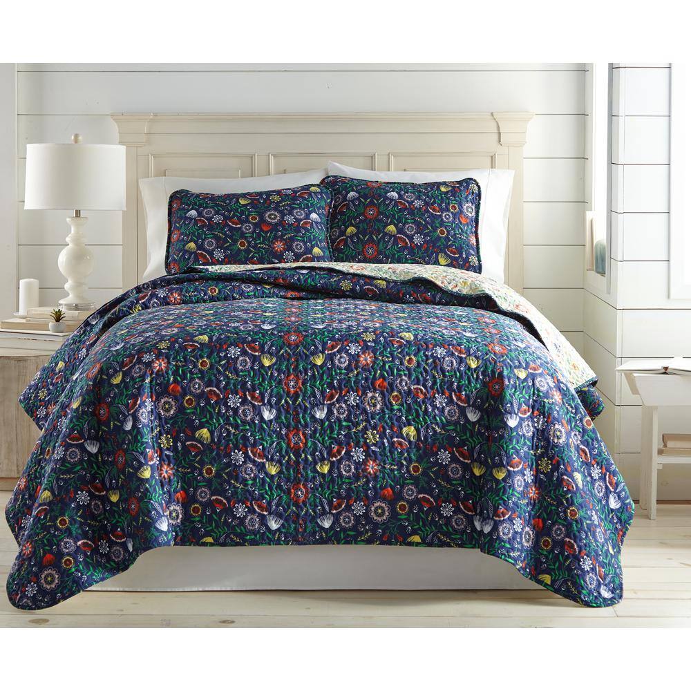 Southshore Fine Linens Boho Bloom Reversible 3-Piece King Microfiber ...