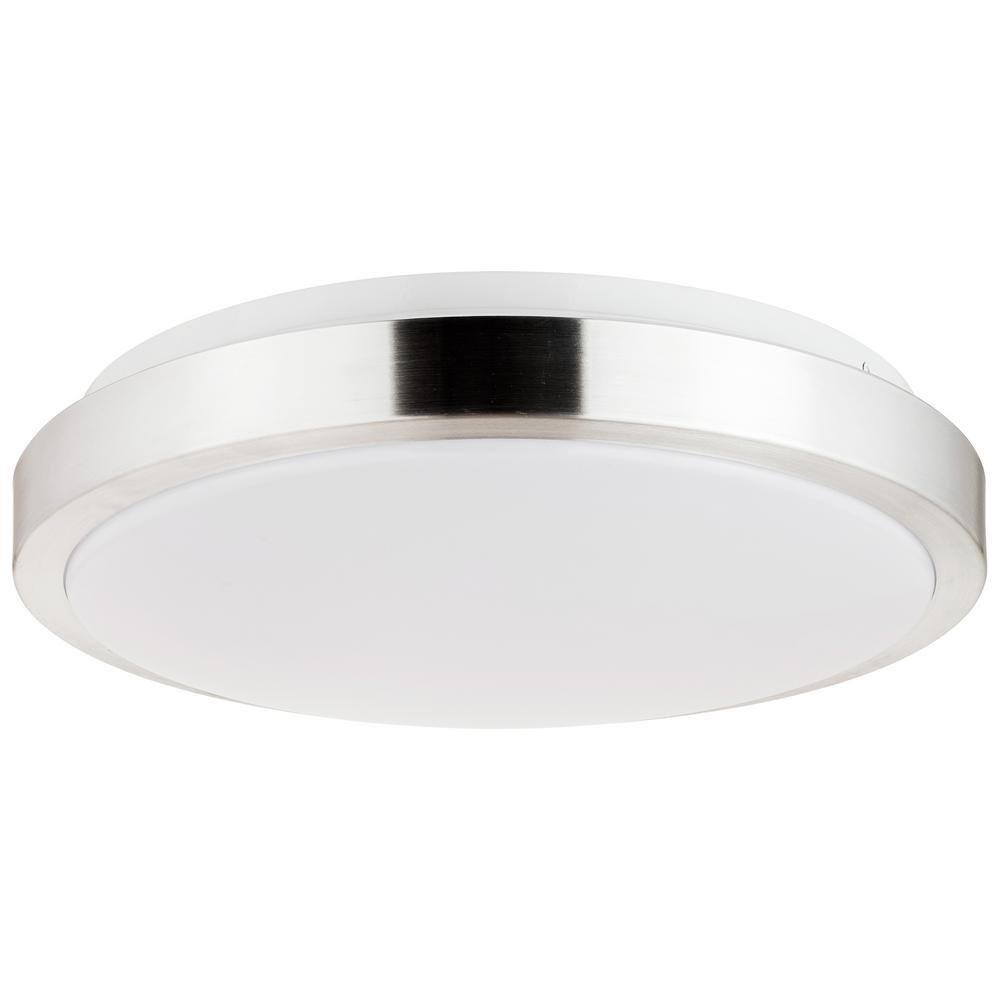 Sunlite 11 in. 1-Light White Round Band Dimmable Energy Star Color ...