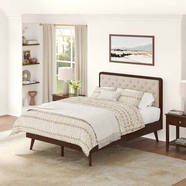 Upholstered headboard with wood frame store