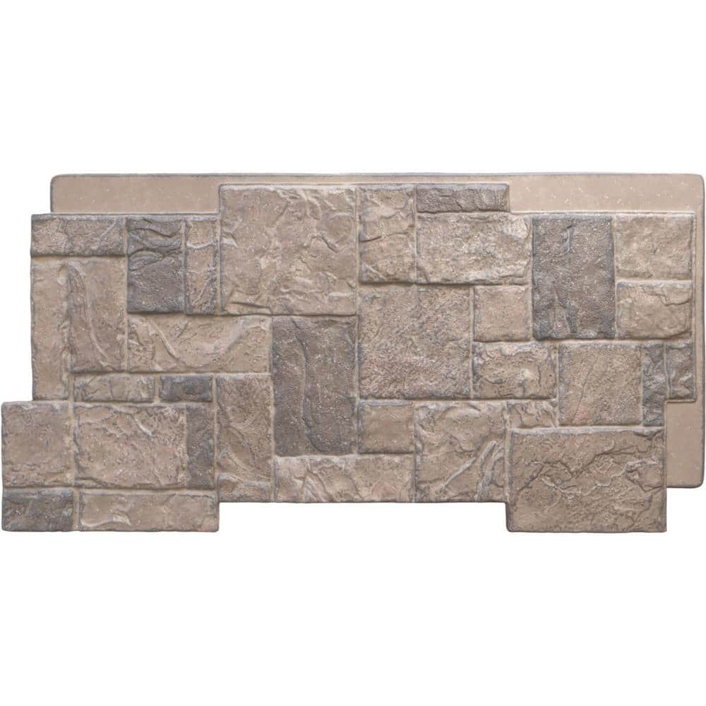 Ekena Millwork Castle Rock 49 in. x 1 1/4 in. Polermo Stacked Stone ...