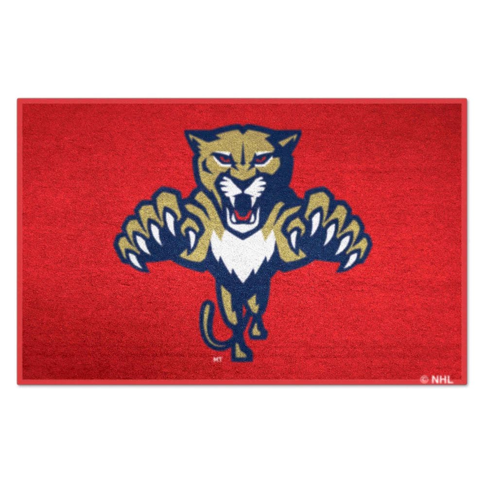FANMATS Florida Panthers Starter Mat Accent Rug - 19in. x 30in. 38589 ...