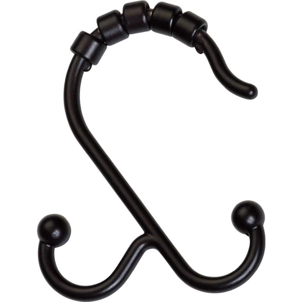 Glacier Bay Rustproof Double Roller Shower Hooks in Oil Rubbed Bronze ...