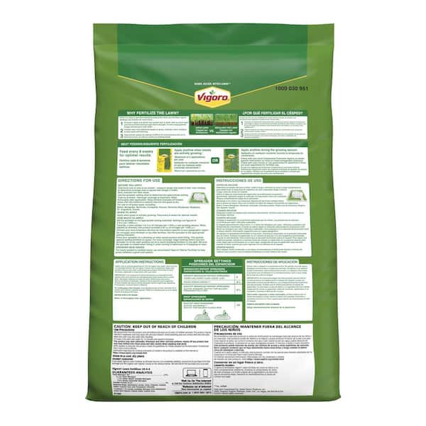 Vigoro 14 lbs. 5,000 sq. ft. Lawn Fertilizer for All Grass Types ...