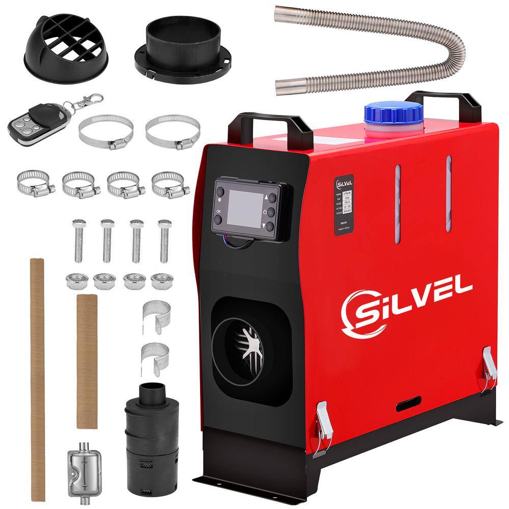 SILVEL 27304 BTU Red Kerosene Space Heater Forced Air Diesel Heater ...