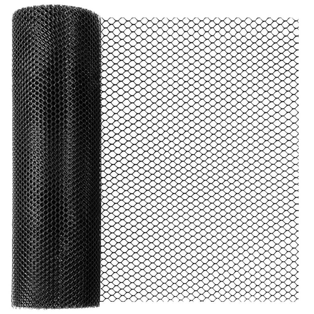 KIWDZFU 23.6 in. 49 ft. Extra Strength Plastic Mesh Safety Fence with ...