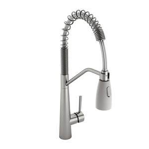 Tomfaucet Single Handle Pull Out Sprayer Kitchen Faucet with Advanced 2 ...