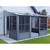 Gazebo Penguin Florence Add-A-Room Wall Mounted Solarium 10 ft. x 16 ft ...