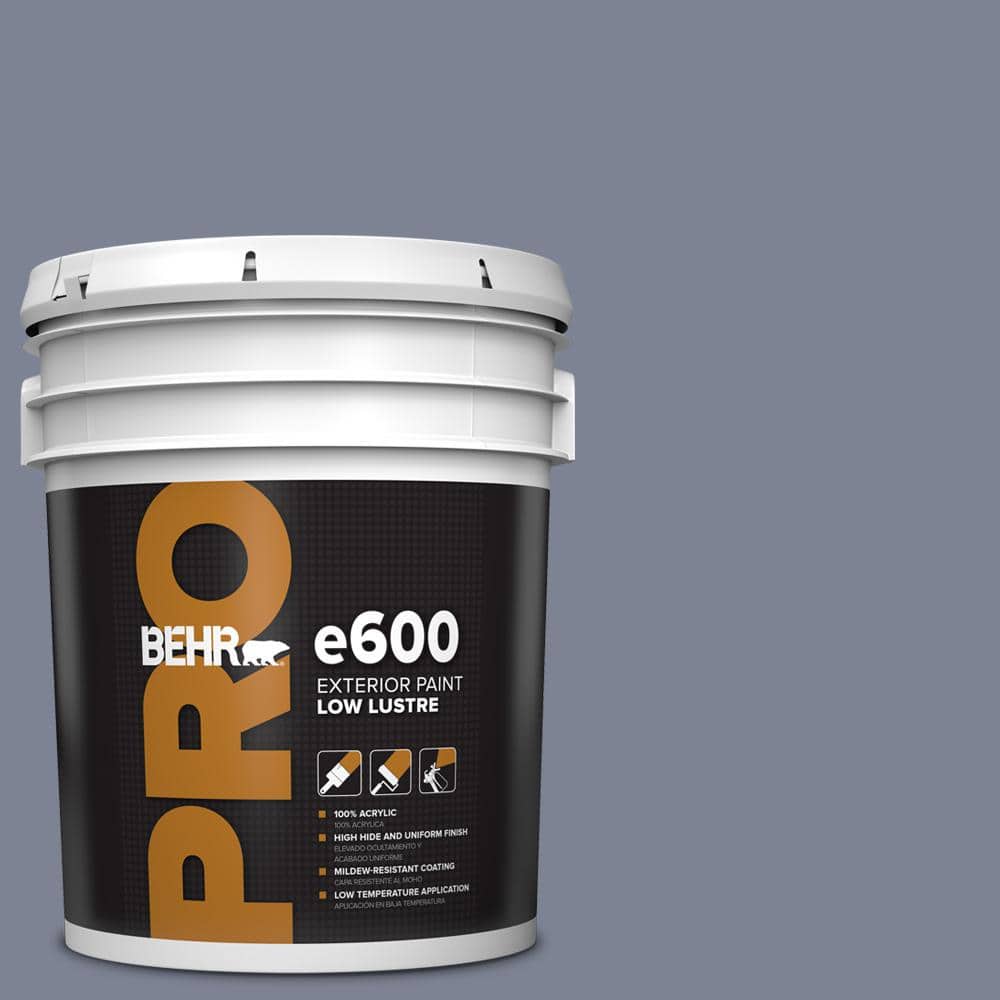 BEHR PRO 5 gal. #610F-6 Deep Smoke Signal Low Luster Exterior Paint ...