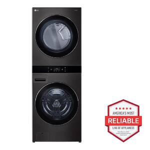 LG WashTower Stacked SMART Laundry Center 5.0 Cu.Ft. Front Load Washer ...