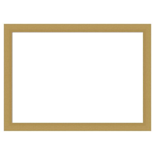Amanti Art Grace Narrow Brushed Gold 22 in. x 16 in. Polystyrene Framed ...