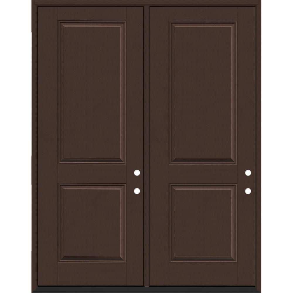 Steves & Sons Regency 72 in. x 96 in. 2P Squaretop RHIS Chestnut Stain ...