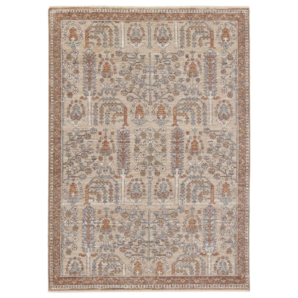 Jaipur Living Chama Gray 10 ft. x 14 ft. Floral Area Rug RUG155295 ...