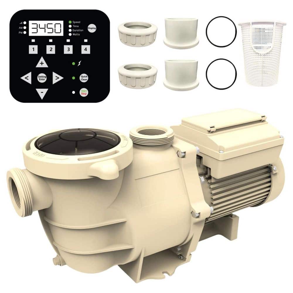 Swimline HYDROTOOLS 3.0 HP Variable Speed Pool Pump For Inground and ...