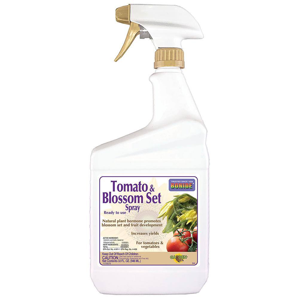 Bonide Tomato and Blossom Spray Set, 32 oz Ready-to-Use, Increases ...