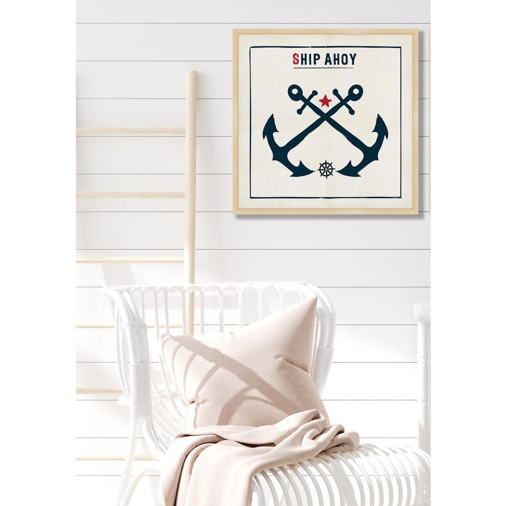 Melissa Van Hise Ship Ahoy Framed Giclee Art Print 22 in. x 22 in ...
