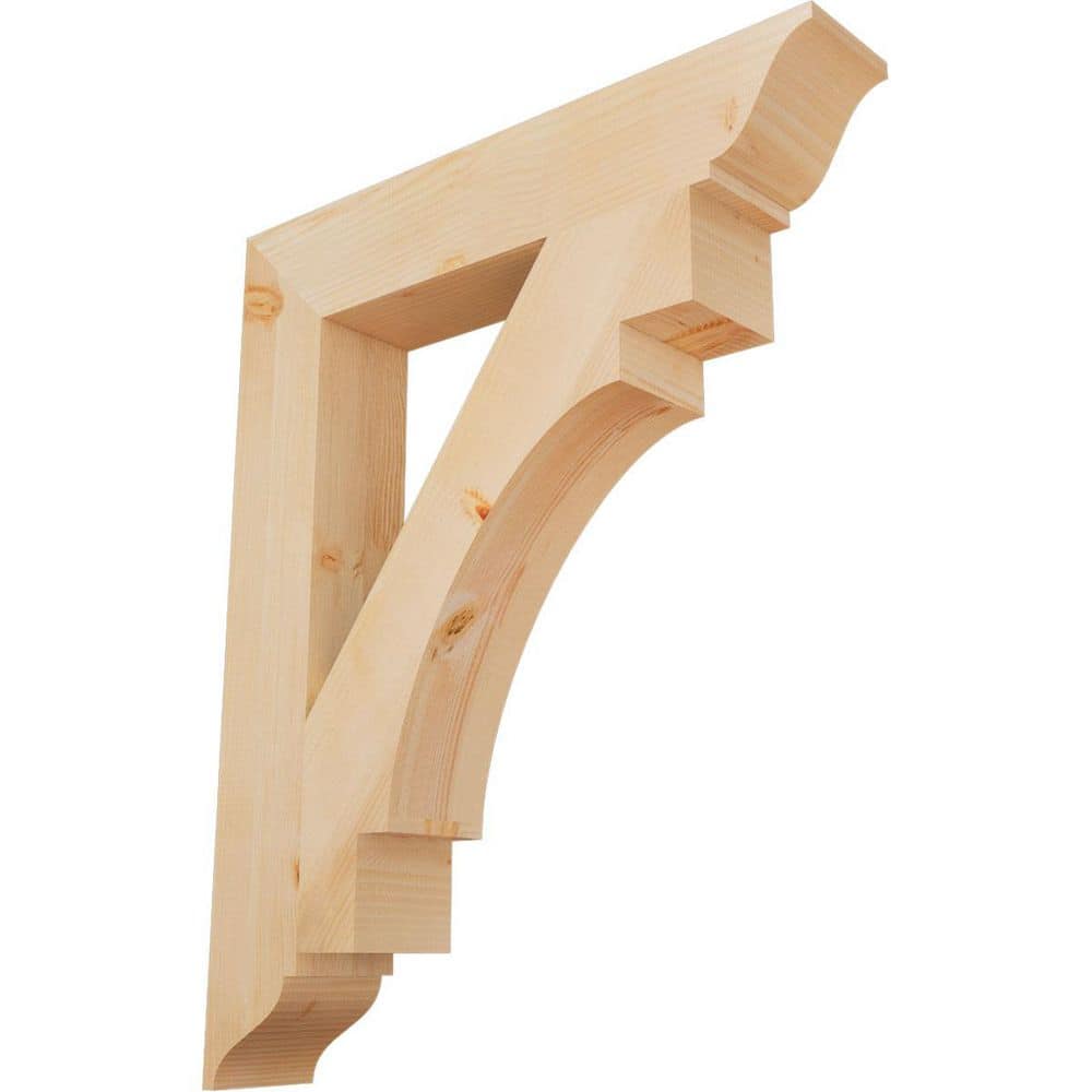 Ekena Millwork 5-1/2 in. x 42 in. x 34 in. Douglas Fir Merced ...