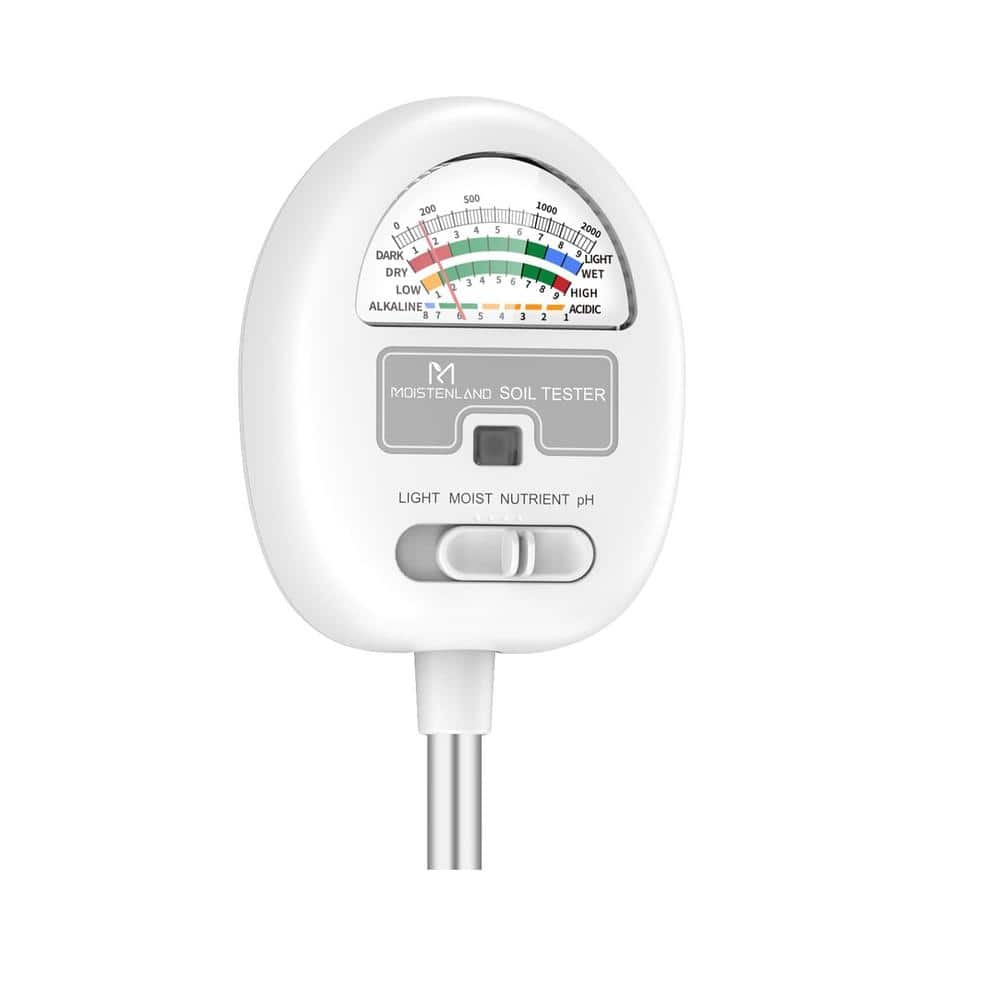 ITOPFOX Soil Moisture Meter 4-in-1 Soil Moisture/Light/Nutrients/pH ...