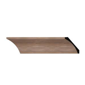 Ekena Millwork WM49 2.09 in. D x 3 in. W x 6 in. L Wood (Walnut) Crown ...
