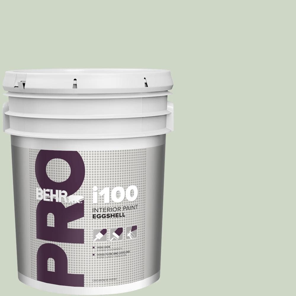 BEHR PRO 5 gal. #S390-2 Spring Valley Eggshell Interior Paint PR13005 ... BEHR PRO 5 gal. #S390-2 Spring Valley Eggshell Interior Paint PR13005 ...